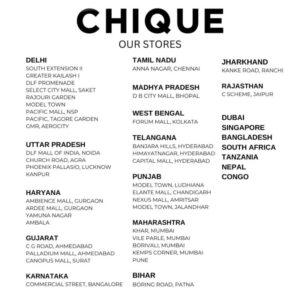 Chique clothing brand opens 47 stores